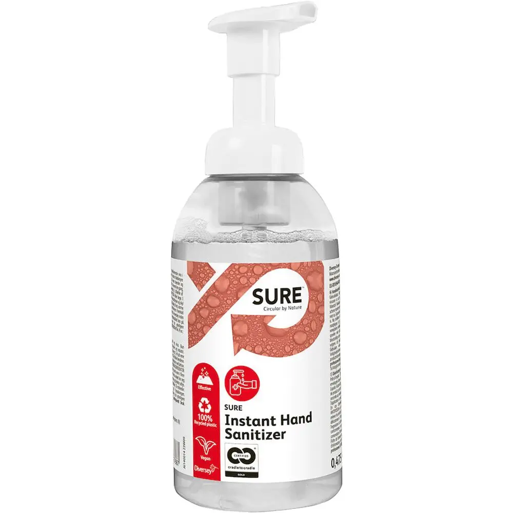 Hånddesinfektionsskum - Diversey SURE Instant Hand Sanit.IC - 475ml ...