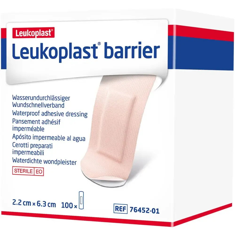 Hæfteplaster - Leukoplast Barrier 6,3x2,2cm - Beige - 1 pakke - Køb ...