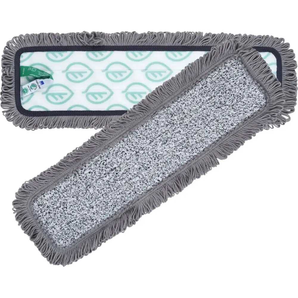 Heavy scrub moppe, ABENA Puri-Line, grå, mikrofiber, 40 cm, 50% genanvendt