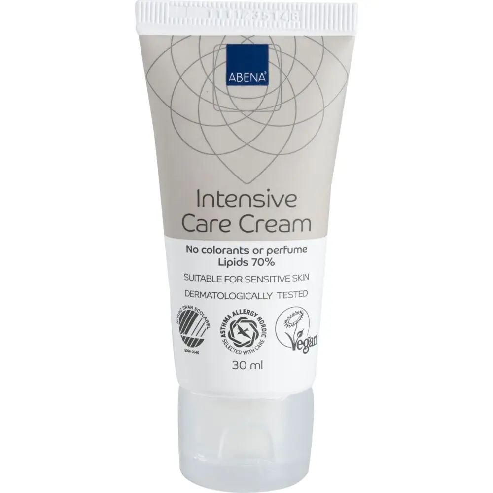 Intensive Care Cream ABENA 30 ml uden farve og parfume 70% fedt creme ...