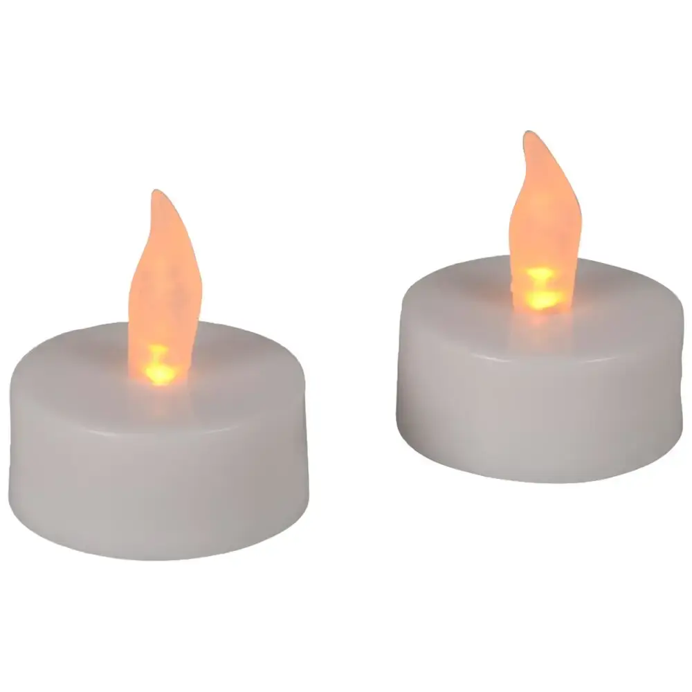 LED fyrfadslys 5cm Ø3,8cm hvid 60 timer plast - 64 stk - Køb billigt på ...