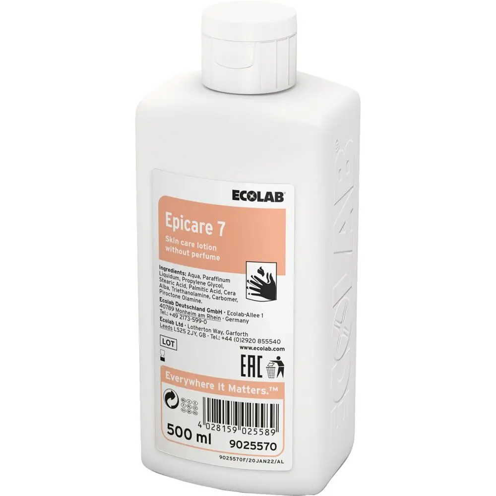 Lotion Ecolab Epicare 7 500 ml uden farve og parfume- 12 stk - Køb ...