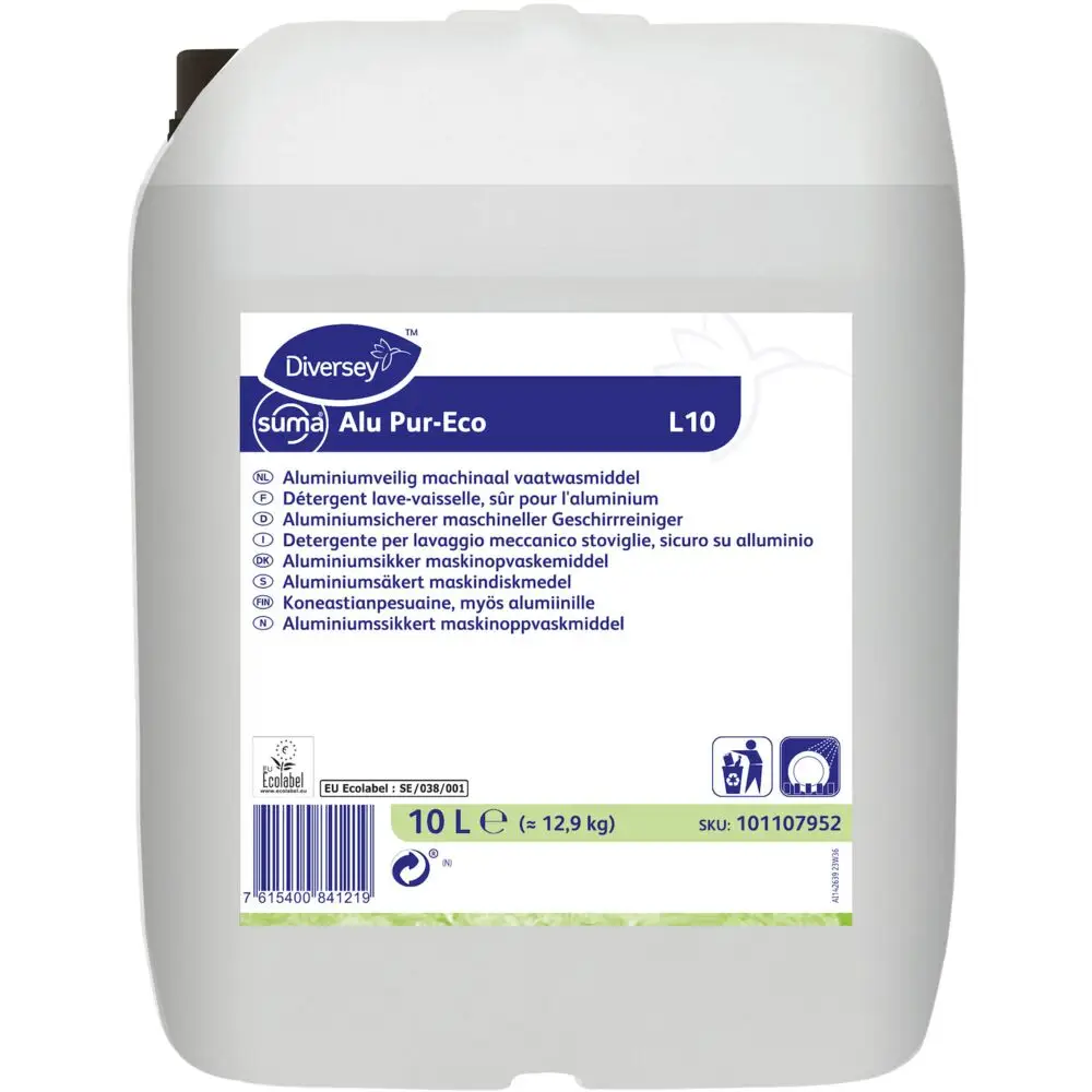 Maskinopvask - Diversey Suma Alu Pur-Eco L10 - alusikker uden klor ...
