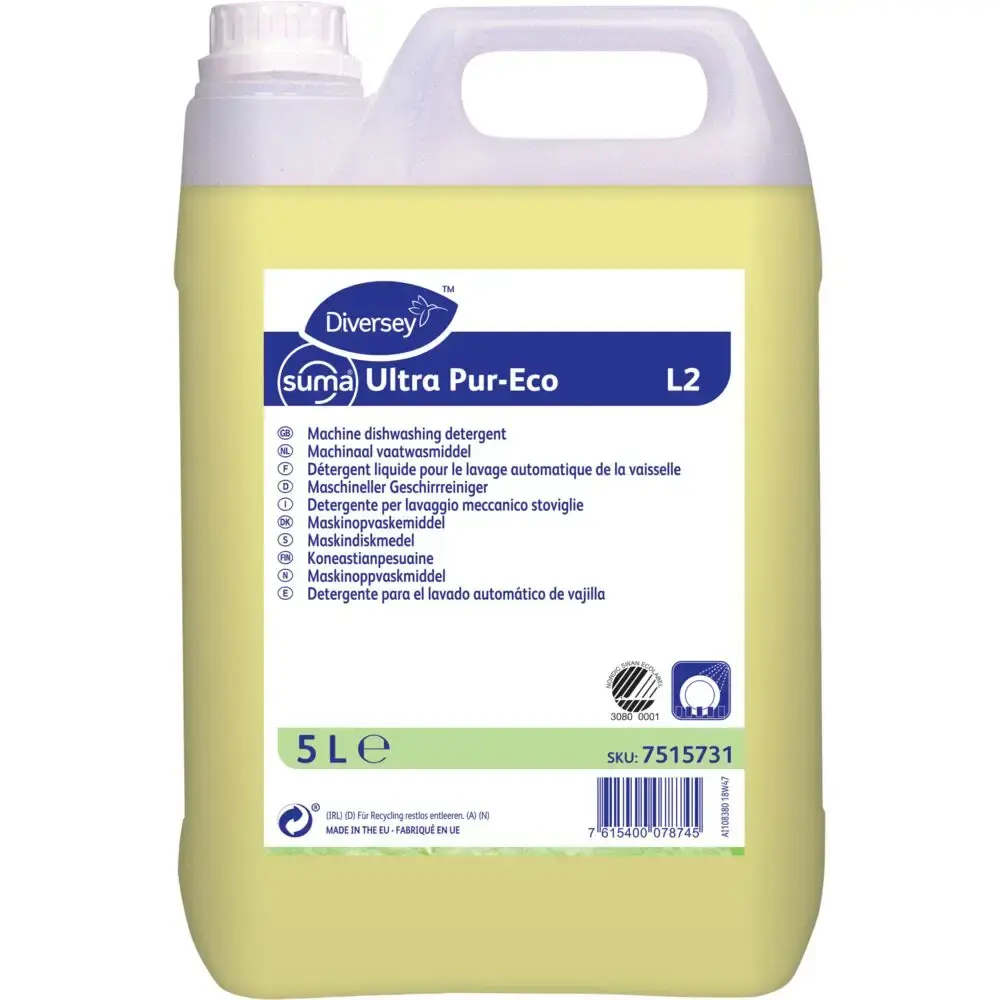 Maskinopvask - Suma Ultra Pur-Eco L2 - 5 l - 2 stk - Køb billigt på ...