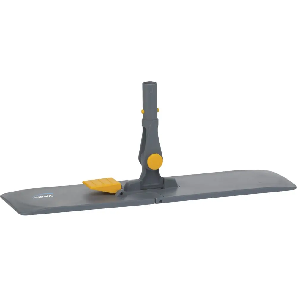 Moppefremfører til lomme mopper, Vikan ErgoClean, med knæk, grå/gul, 40 cm