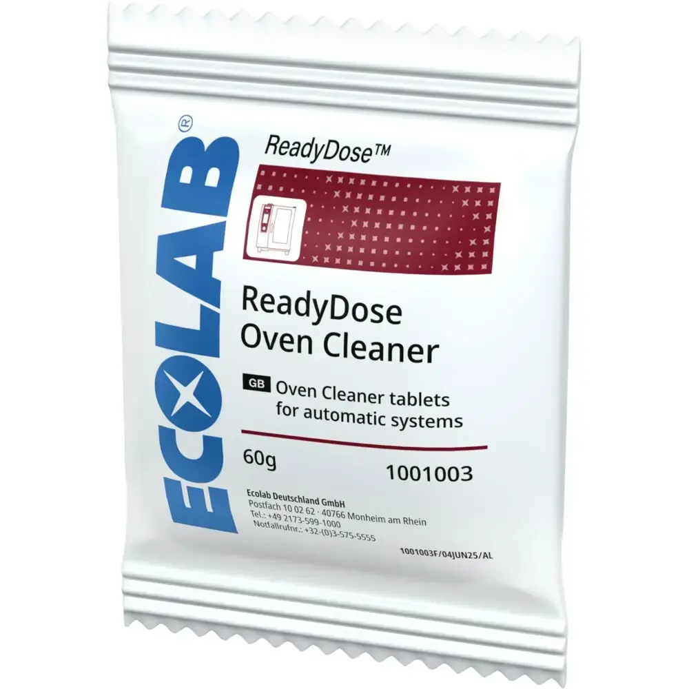Ovnrengøring, Ecolab ReadyDose, uden farve og parfume, 50 stk - Køb ...