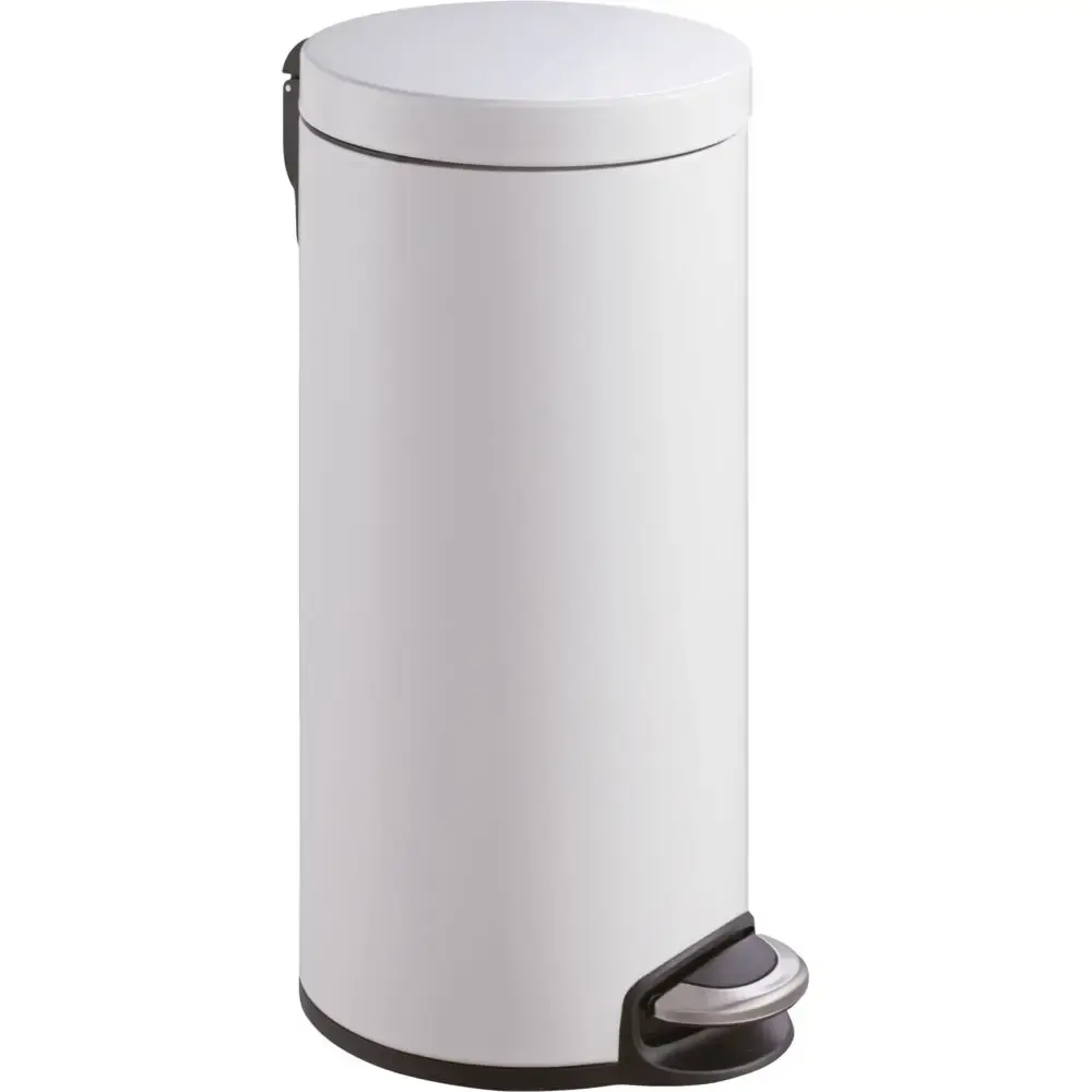 Pedalspand - EKO Serene 30 l - Hvid rustfrit stål - Med plast ...