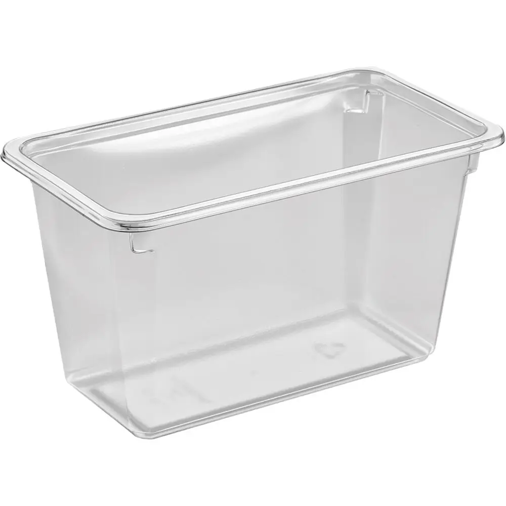 Plastbakke K 2182-1H 18x10x10cm 1140 ml klar APET 1-rums 1140 ml - 4608 stk