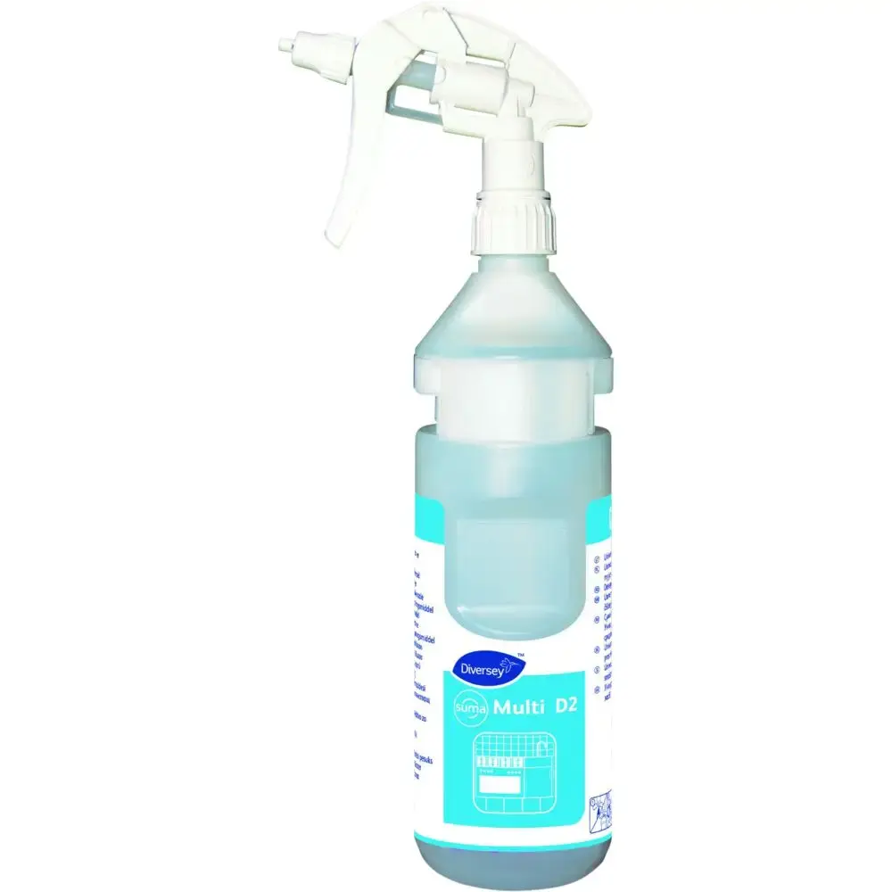 Refill-flaske, Suma Multi D2,til Divermite/DQFM dispenser, 750 ml - 6 stk