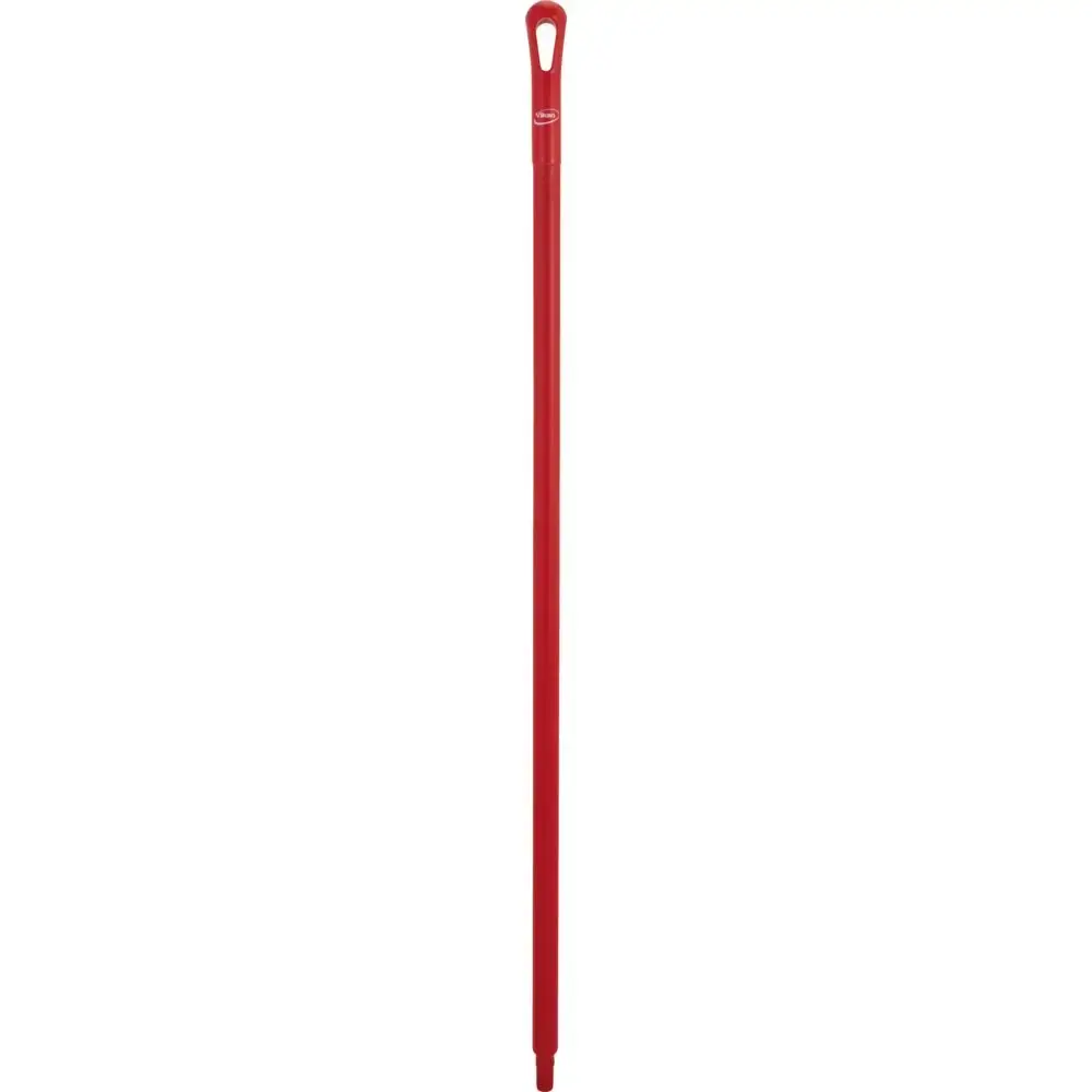 Skaft med gevind, Vikan, 1300mm, Ø34mm, rød, PP/glas, ultra hygiejnisk ...