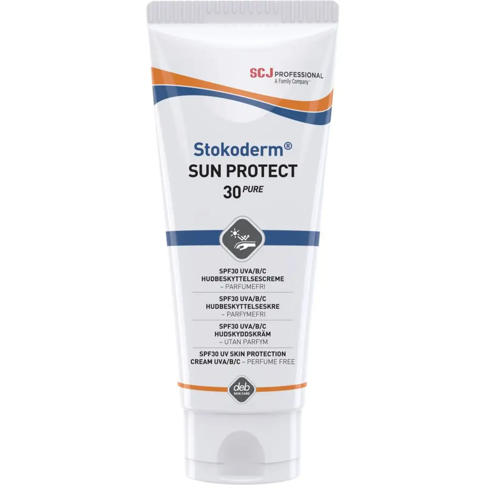 Solcreme SPF 30 Deb Stokoderm 100 ml vandfast uden parfume - 12 stk ...