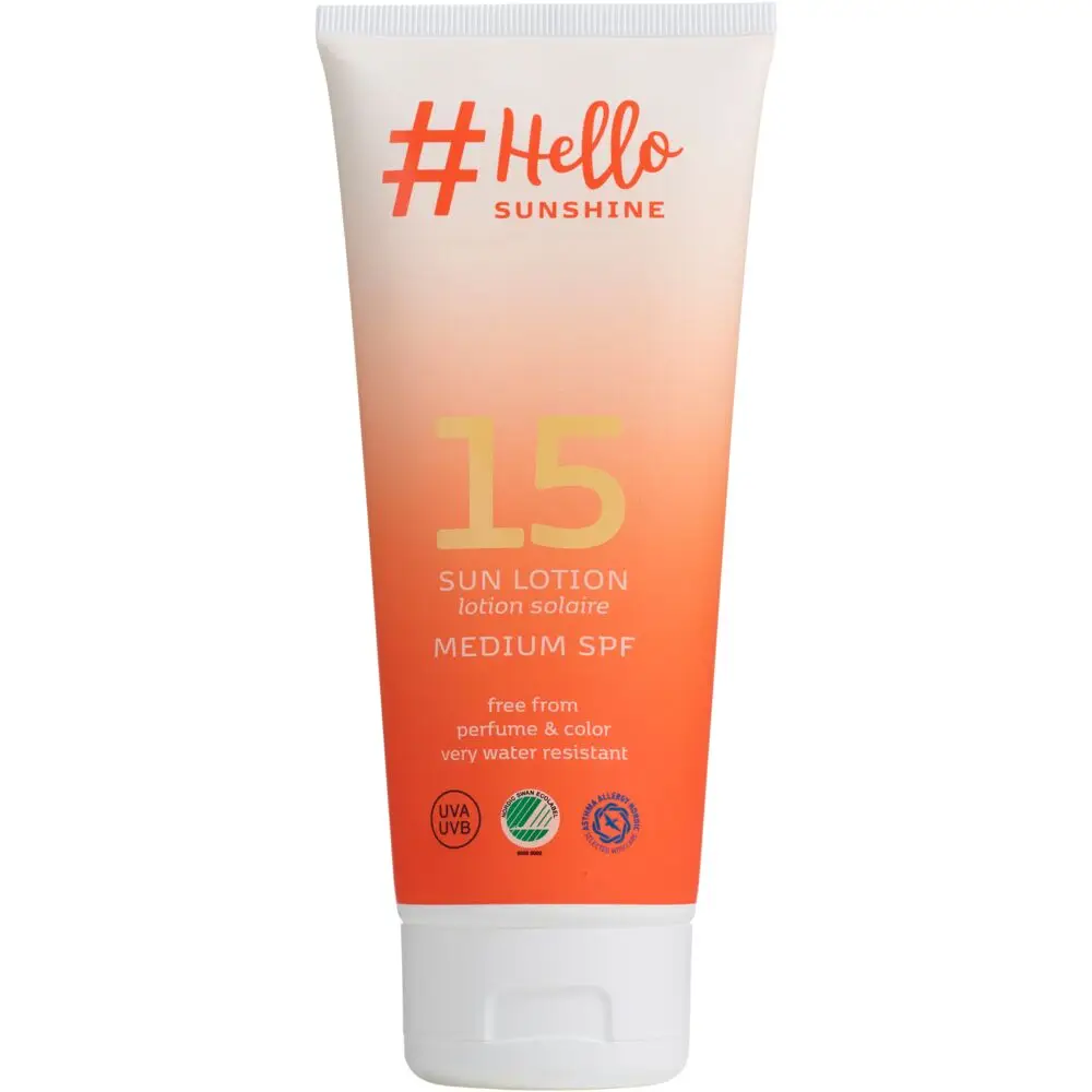 Sollotion, Hello Sunshine, 200 ml, SPF 15 - 6 stk - Køb billigt på ...