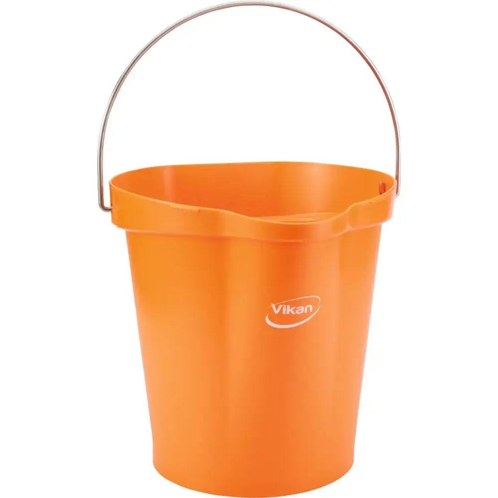 Spand til fødevarer, Vikan, 31,8x32,5cm, 12 l, orange, PP, hank i ...