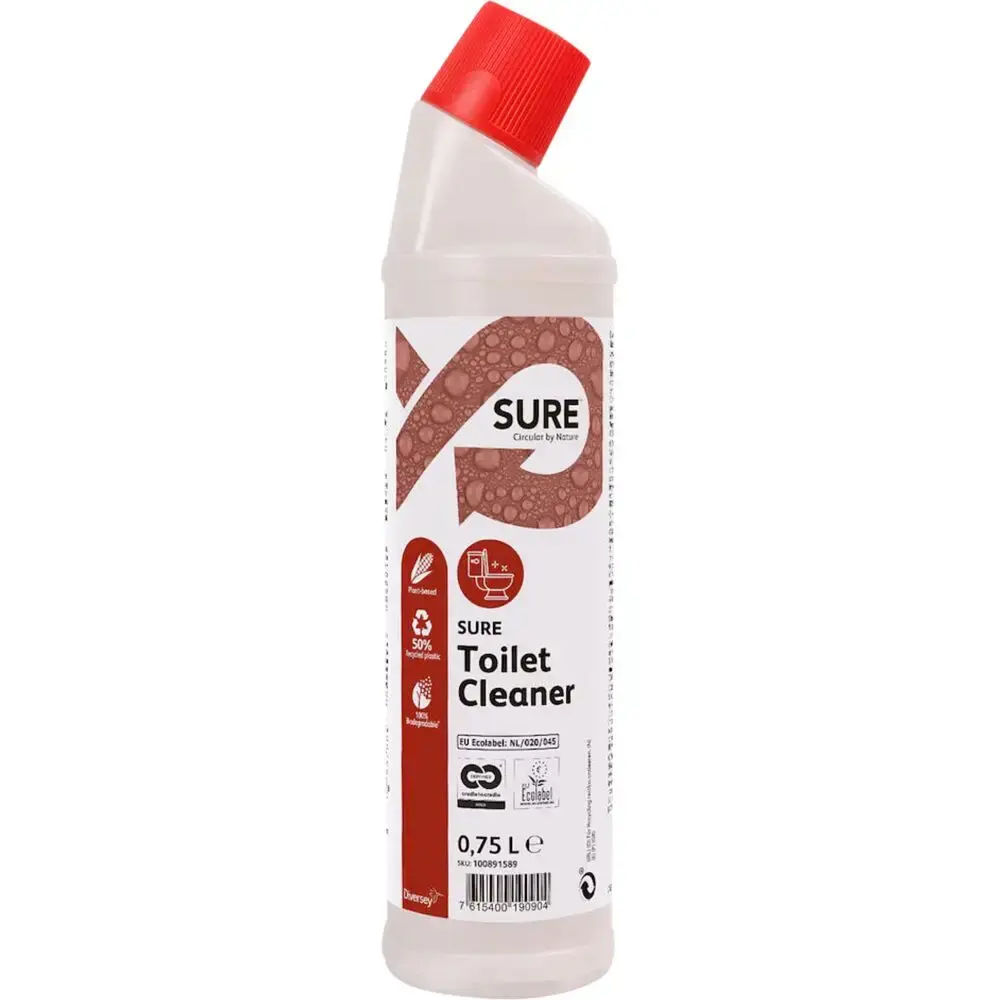 Toiletrens - Diversey SURE Toilet Cleaner 750 ml - Uden farve og ...