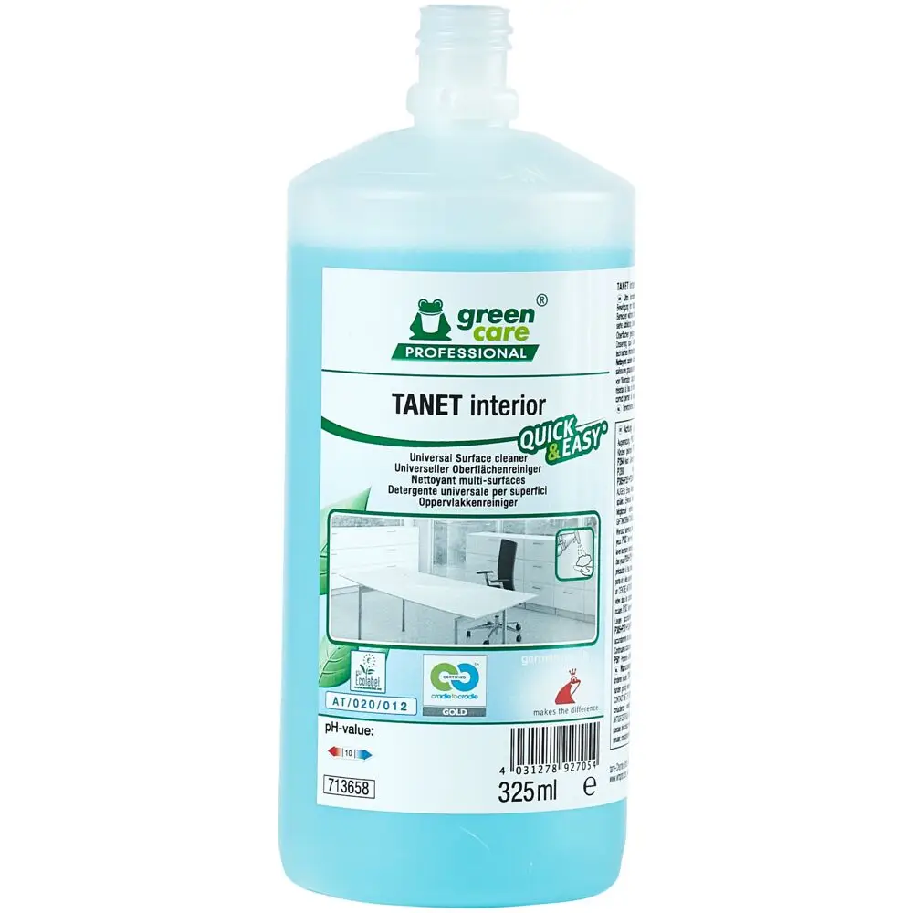 Universalrengøring Green Care TANET Interior Quick & Easy - 325 ml - 6 stk