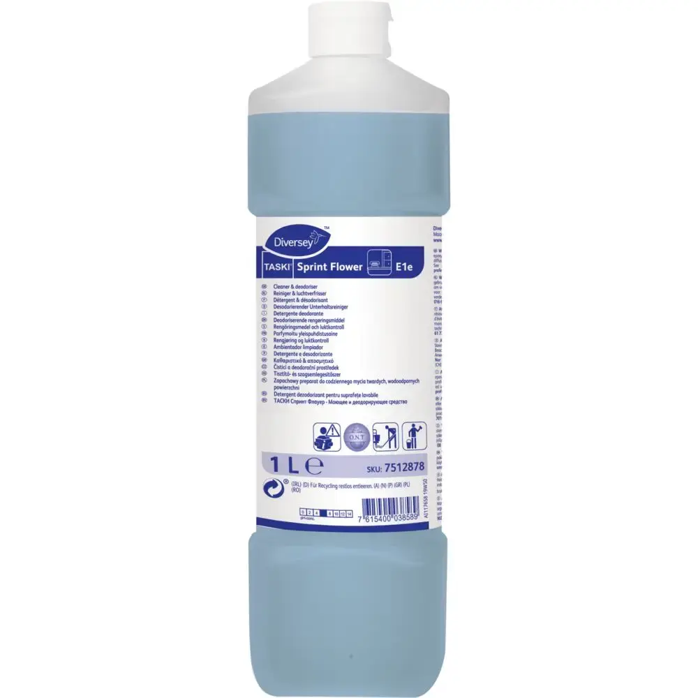 Universalrengøring - Taski Sprint Flower 1L - Med parfume - 6 stk - Køb ...