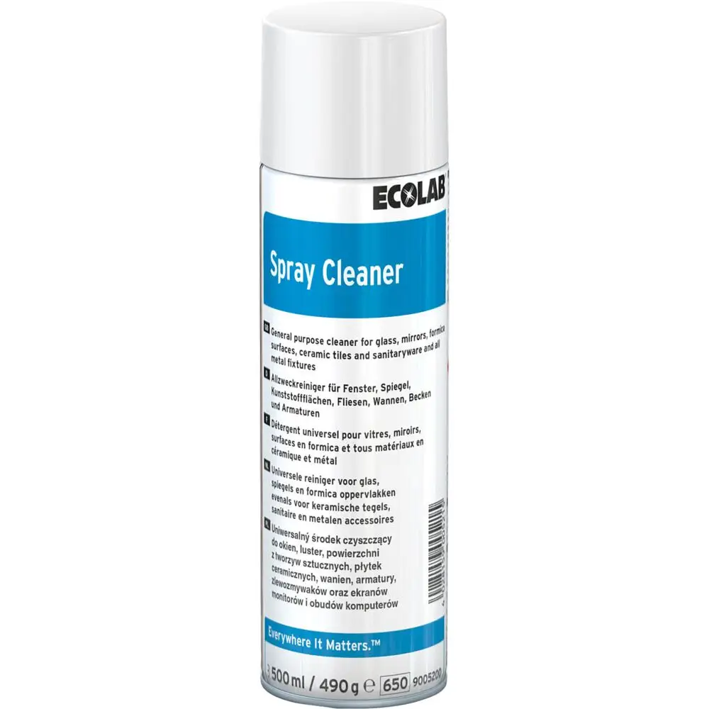 Universalrengøringsmiddel Ecolab Spray Cleaner 500 ml på spraydåse - 12 stk