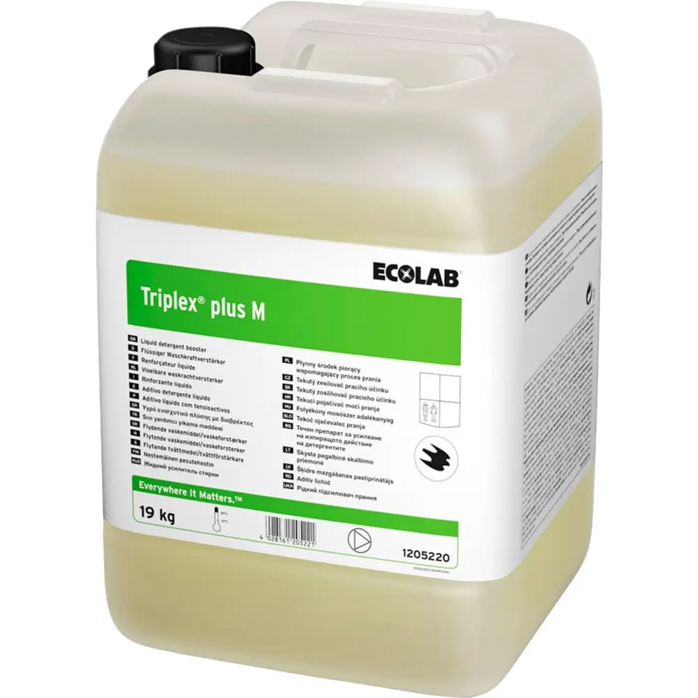 Vaskeforstærker - Ecolab Triplex Plus M - Uden farve og parfume - 20 l ...