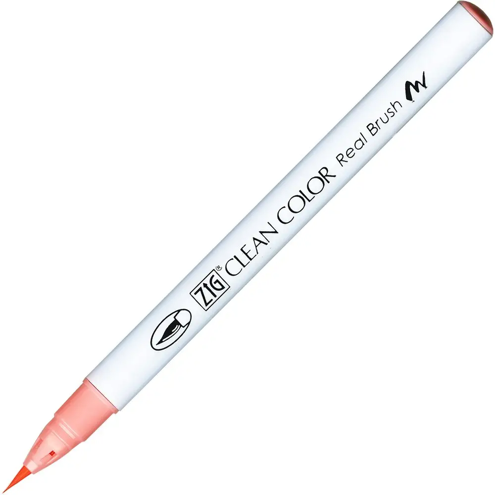 Zig Clean Color Pensel Pen 222 fl. Pink Flamingo - Køb minimum 6 stk ...