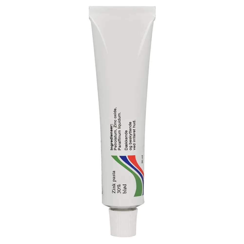 Zinksalve Pasta hudplejesalve uden farve og parfume - 30 ml - Køb ...