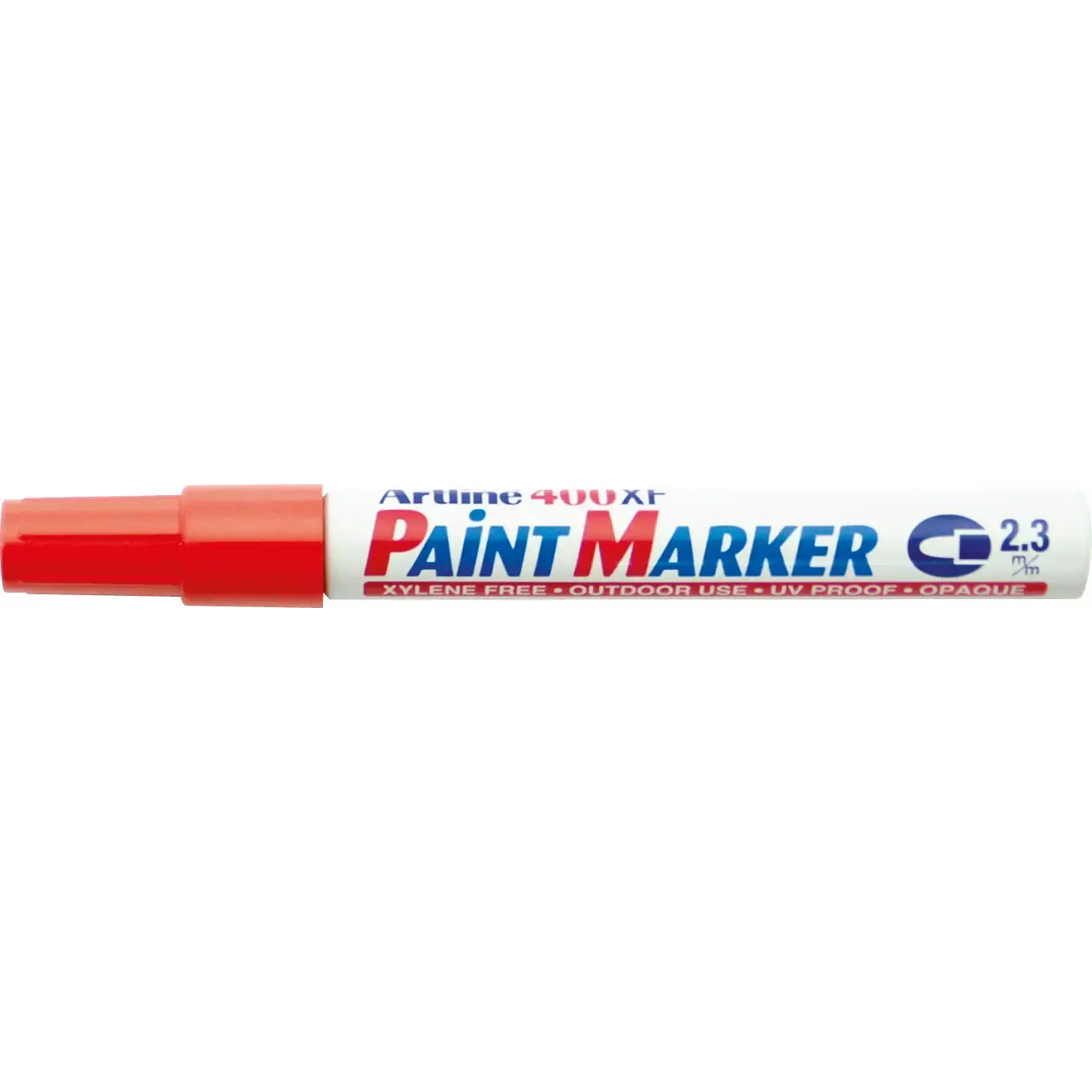 Paint marker Artline EK400 rød 2,3mm rund spids - 12 stk - Køb billigt ...