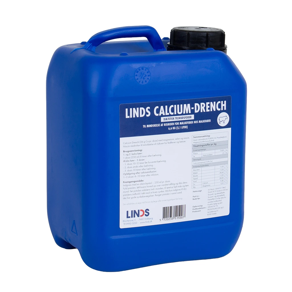 CALCIUM-DRENCH, 5 L » Køb online hos LINDS.dk