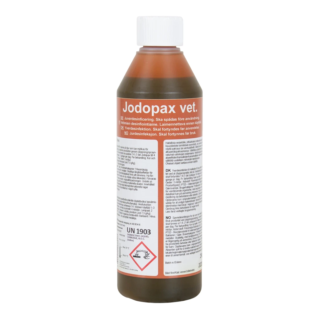 Jodopax Vet | Desinfektionsmiddel til veterinært brug