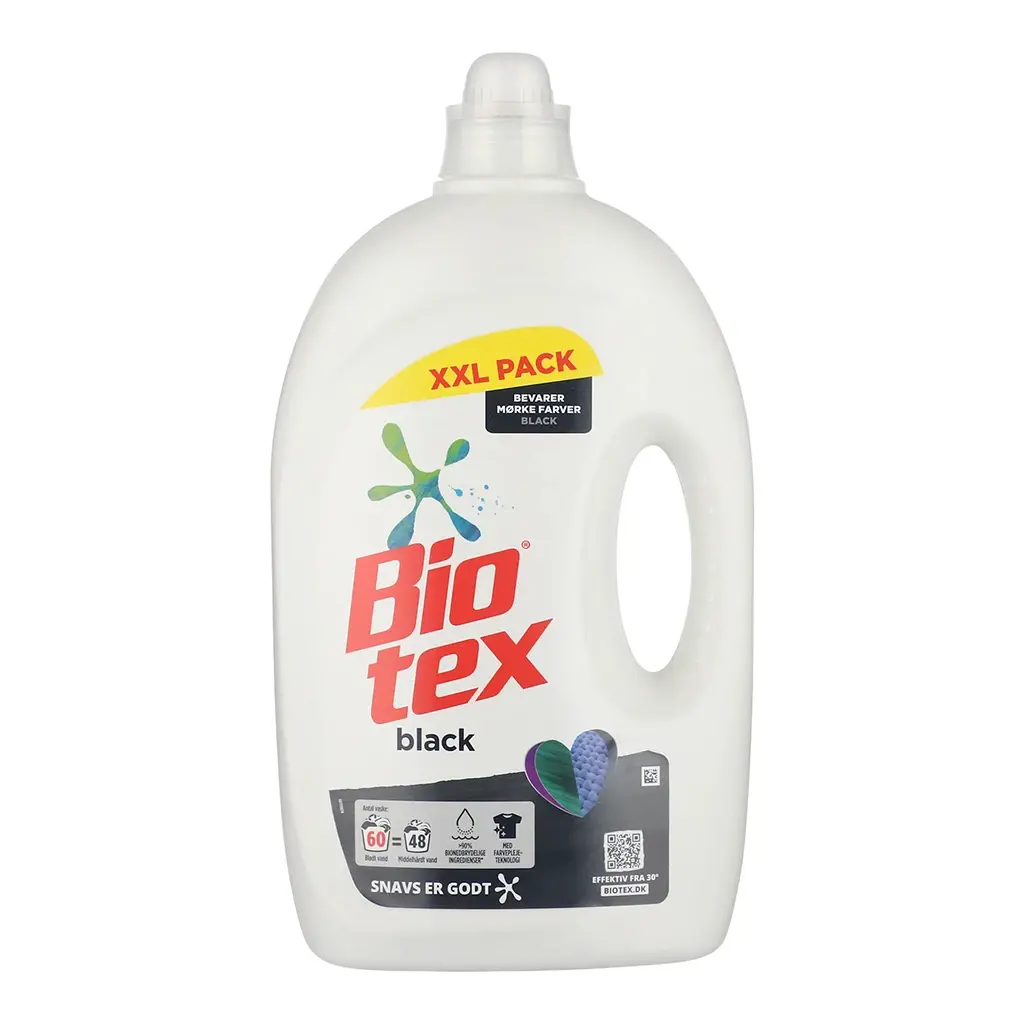 Flydende vaskemiddel Biotex Black 2,4 L. 48 WL