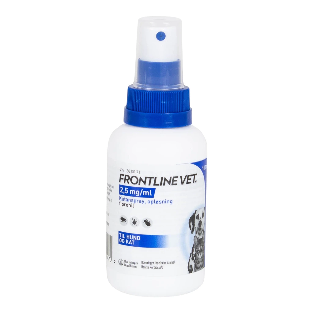 Frontline Vet Spray til hund og kat, 100 ml