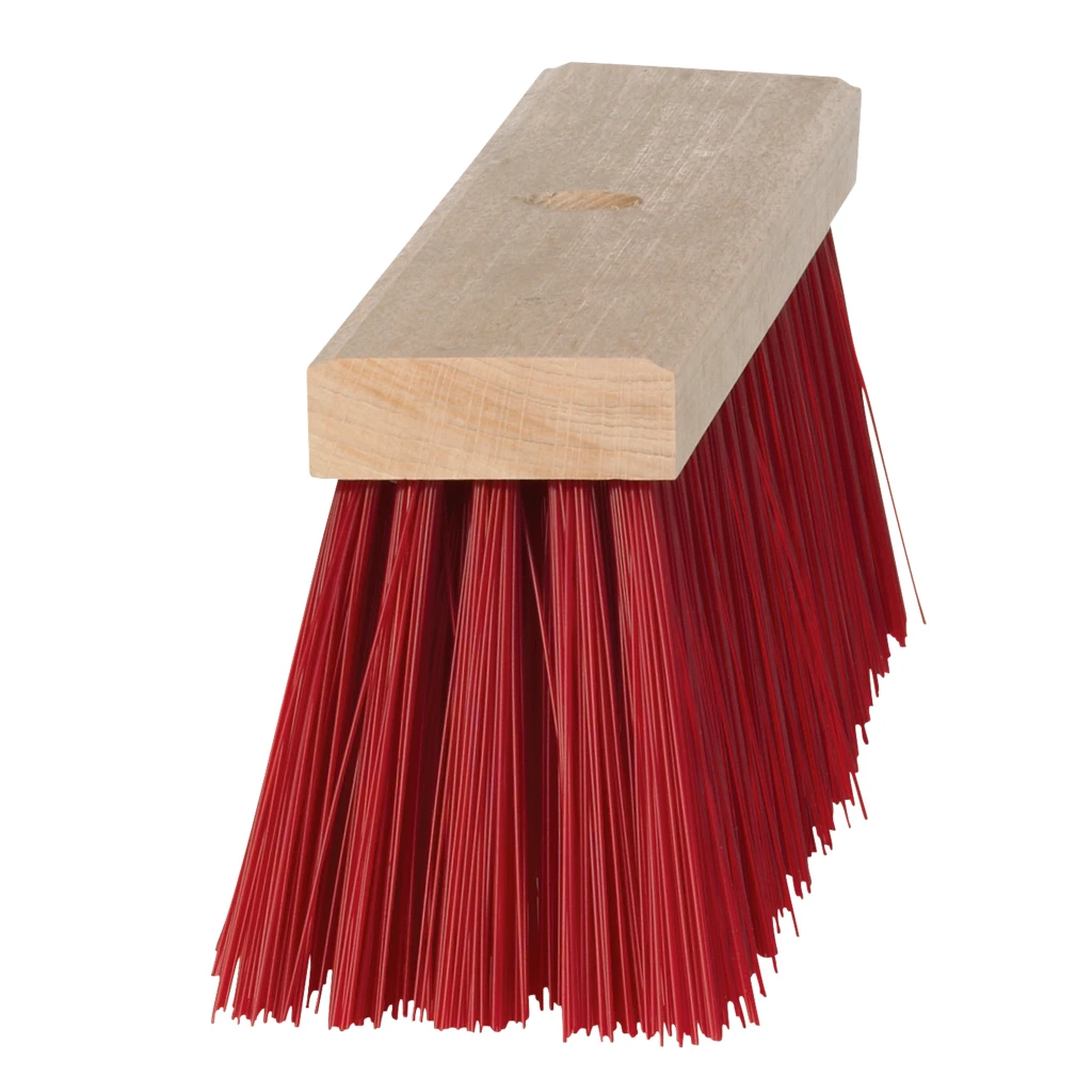 Gadekost rød 40 cm 17 rk, nr 2517 | Rødbrun pvc børster