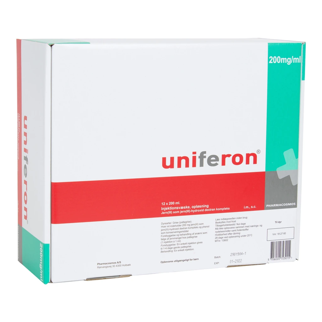 12X200 ML UNIFERON 20% » Køb online hos LINDS.dk