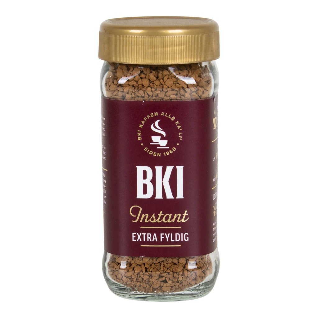Kaffe BKI Extra Instant i glas 100 gr