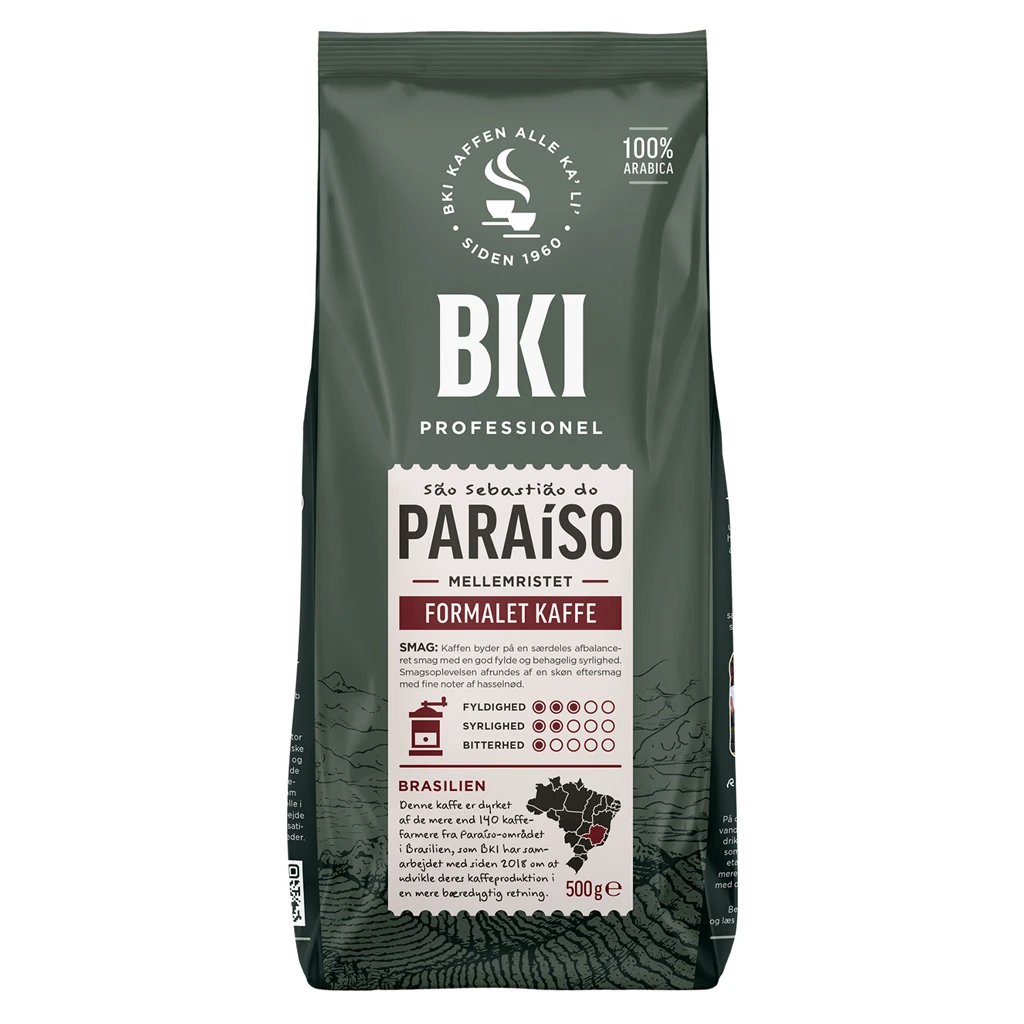 Kaffe BKI Paraiso, 500 gr » Køb online hos LINDS.dk