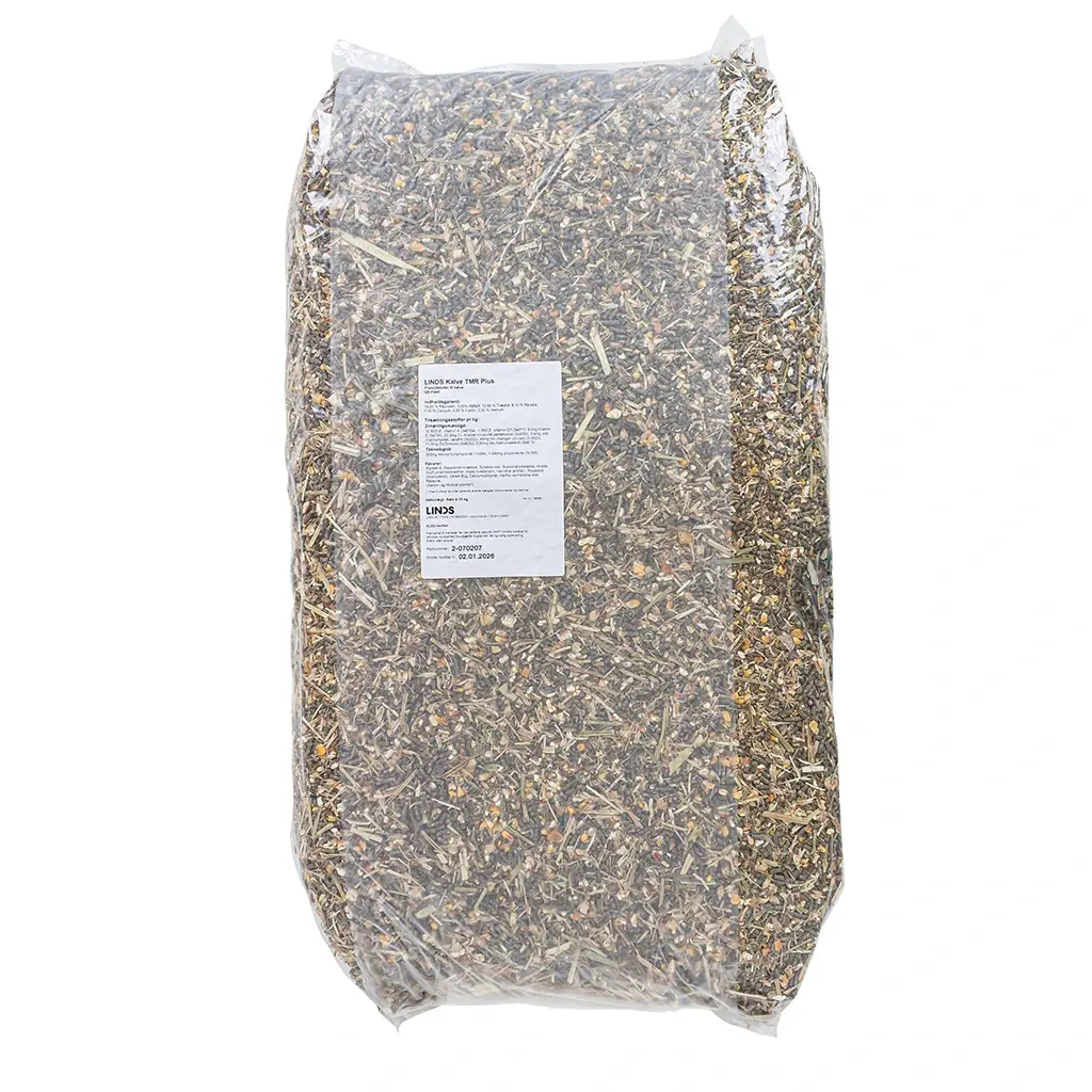 Kalve Müsli LINDS TMR Plus med hø og halm 15 kg