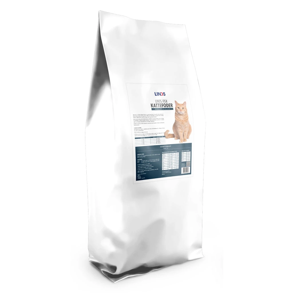 Kattefoder LINDS Fisk 12 kg » Køb online hos LINDS.dk