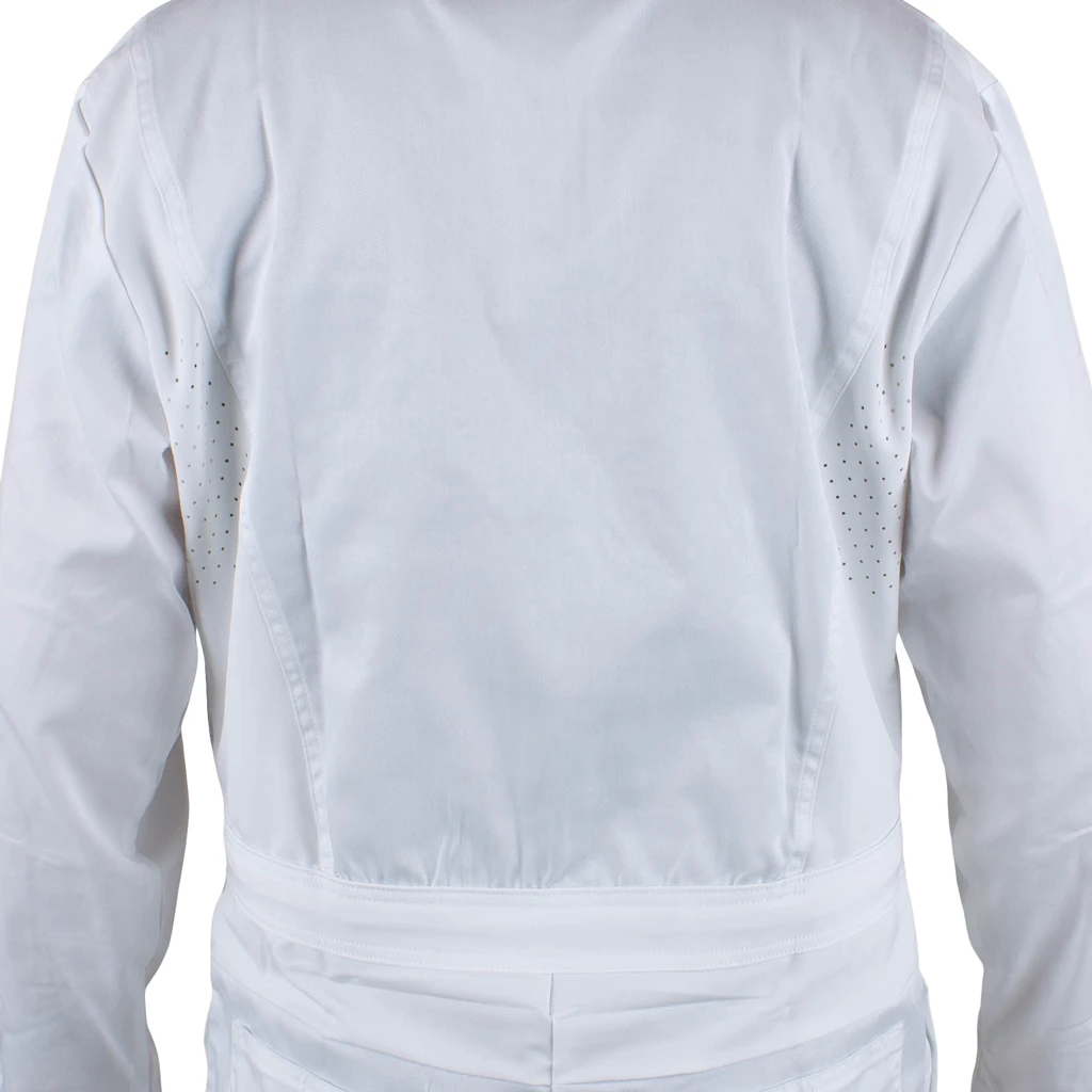 Kedeldragt LINDS stretch hvid | Ekstra slidstærk og bevægelsesfrihed