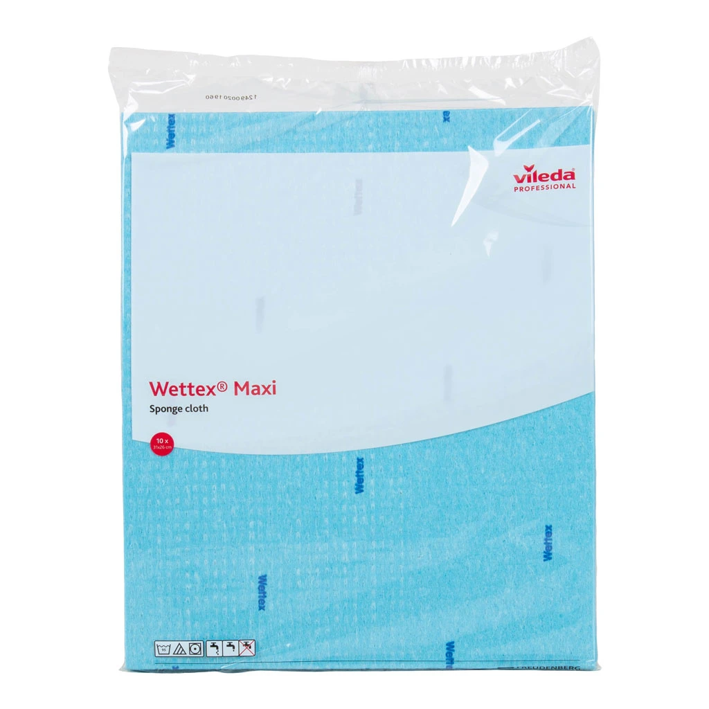 Klud Vileda Wettex Maxi blå 10 stk | Suger 11 gange sin vægt