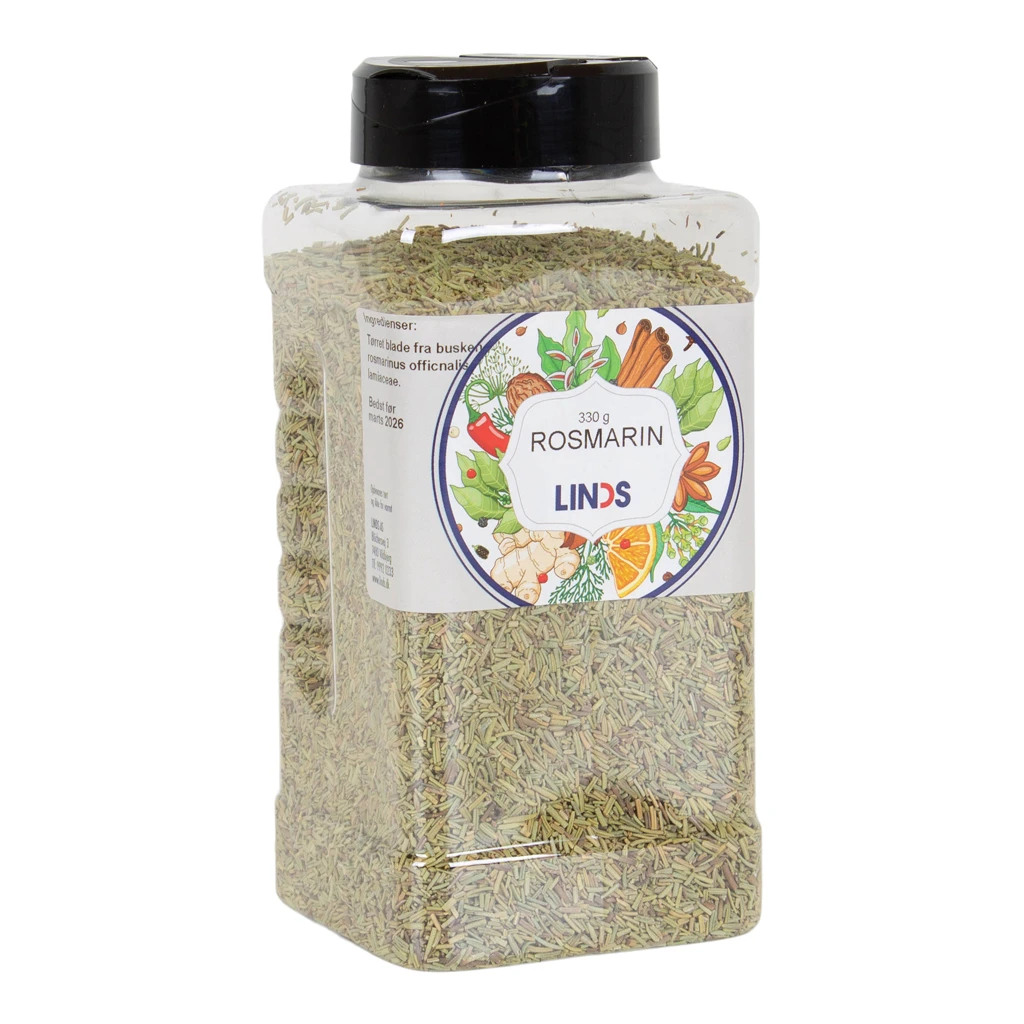 Krydderi LINDS Rosmarin 330 gr | Køb online hos LINDS.dk