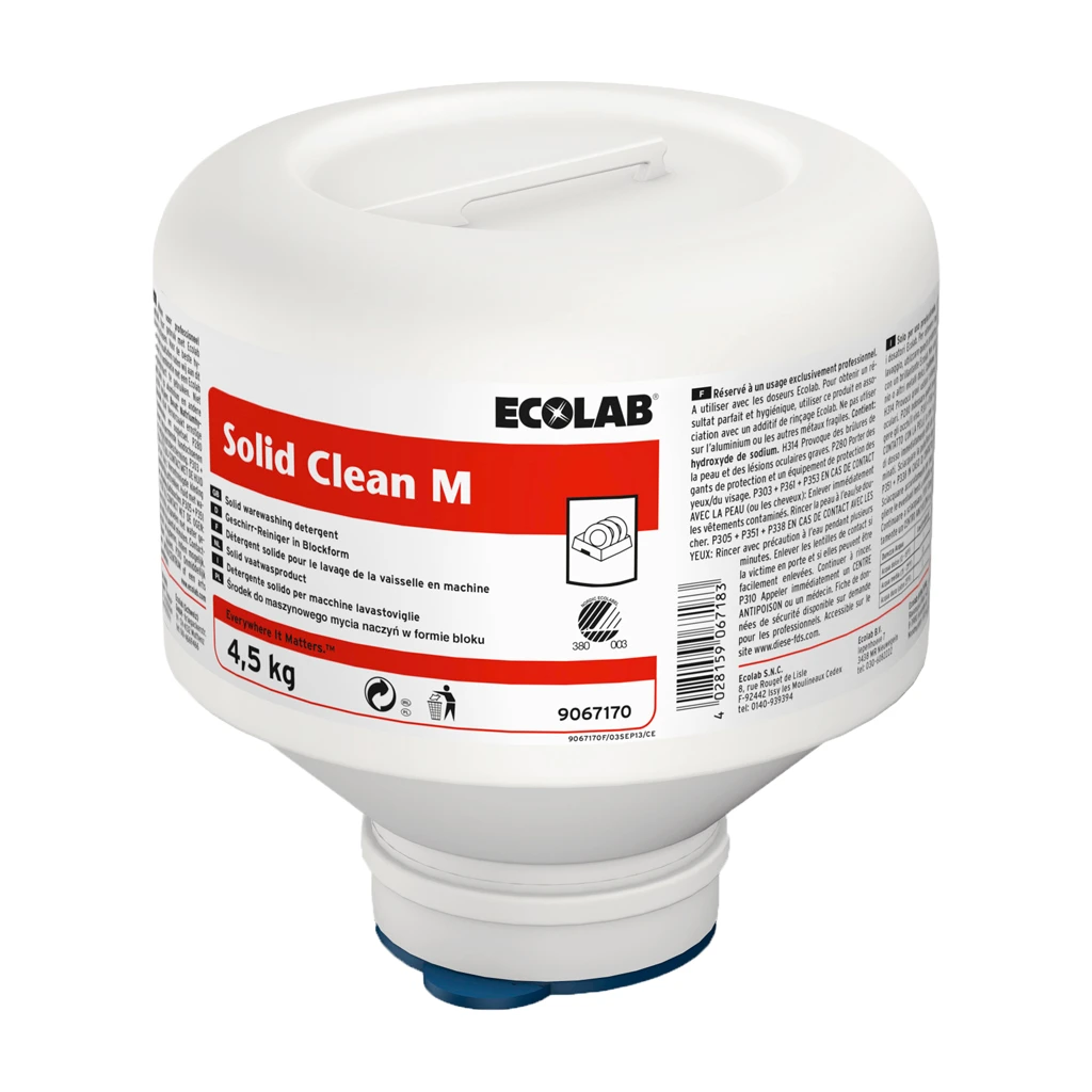 Maskinopvaskemiddel Solid Clean M 4,5 kg » Køb online hos LINDS.dk