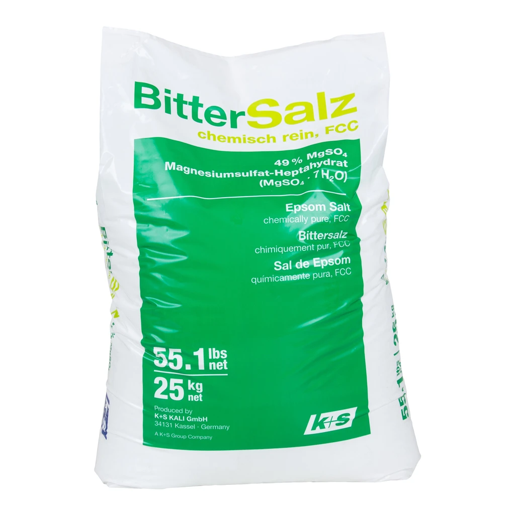 Mineral Magnesiumsulfat 25 kg | Bittersalt | Bittersalz | Køb her