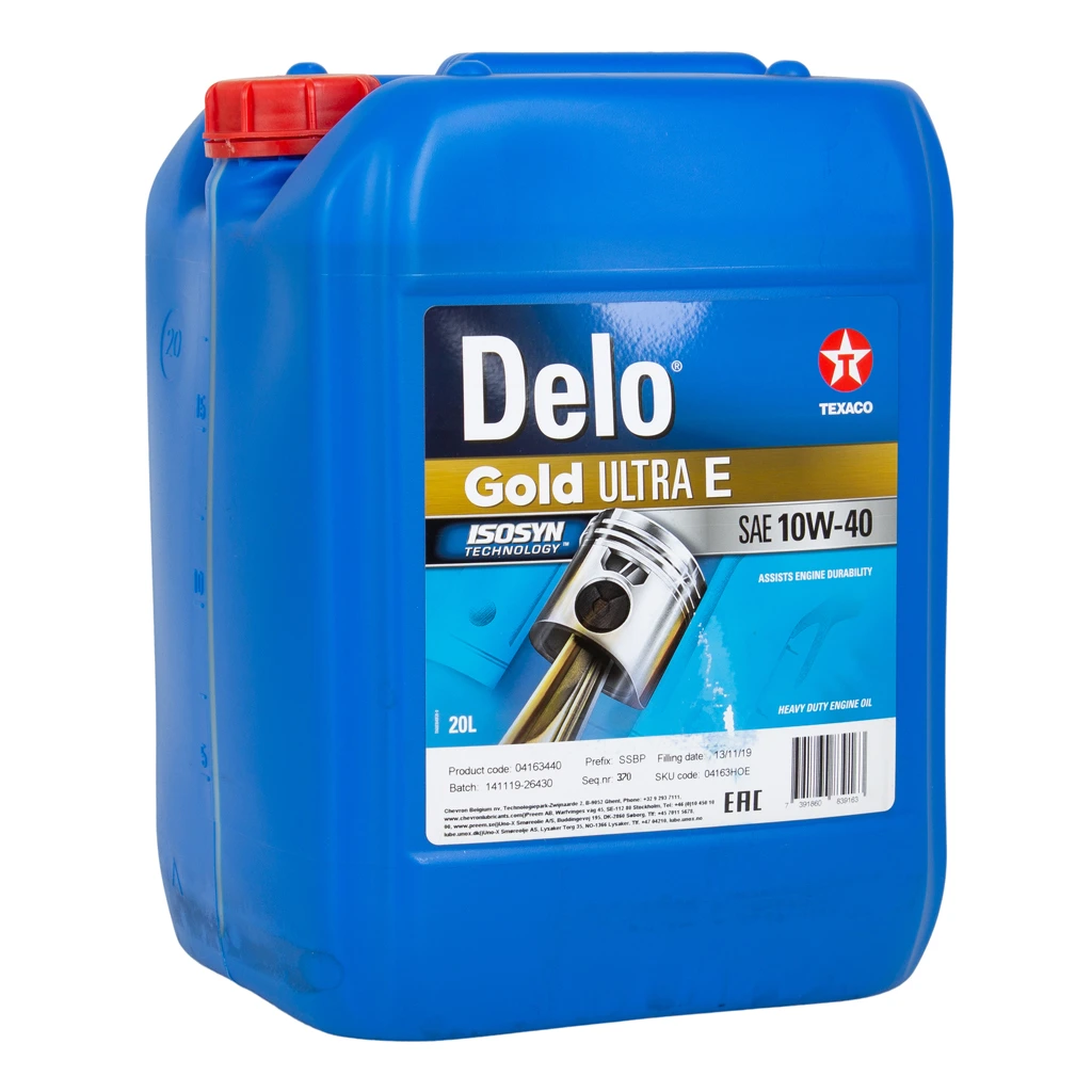 Delo Gold Ultra E SAE 10W-40 | Gennemtestet dieselmotorolie