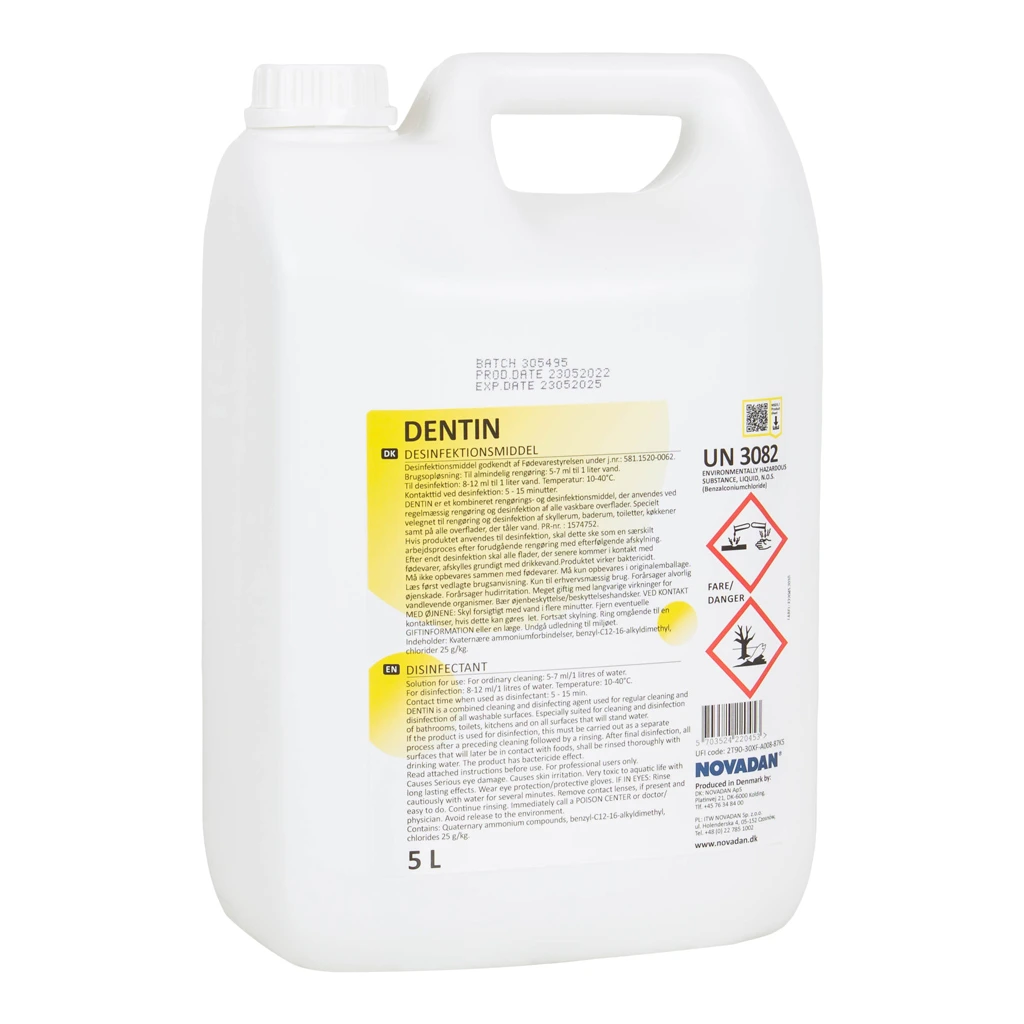 Overfladedesinfektion Dentin 5 ltr