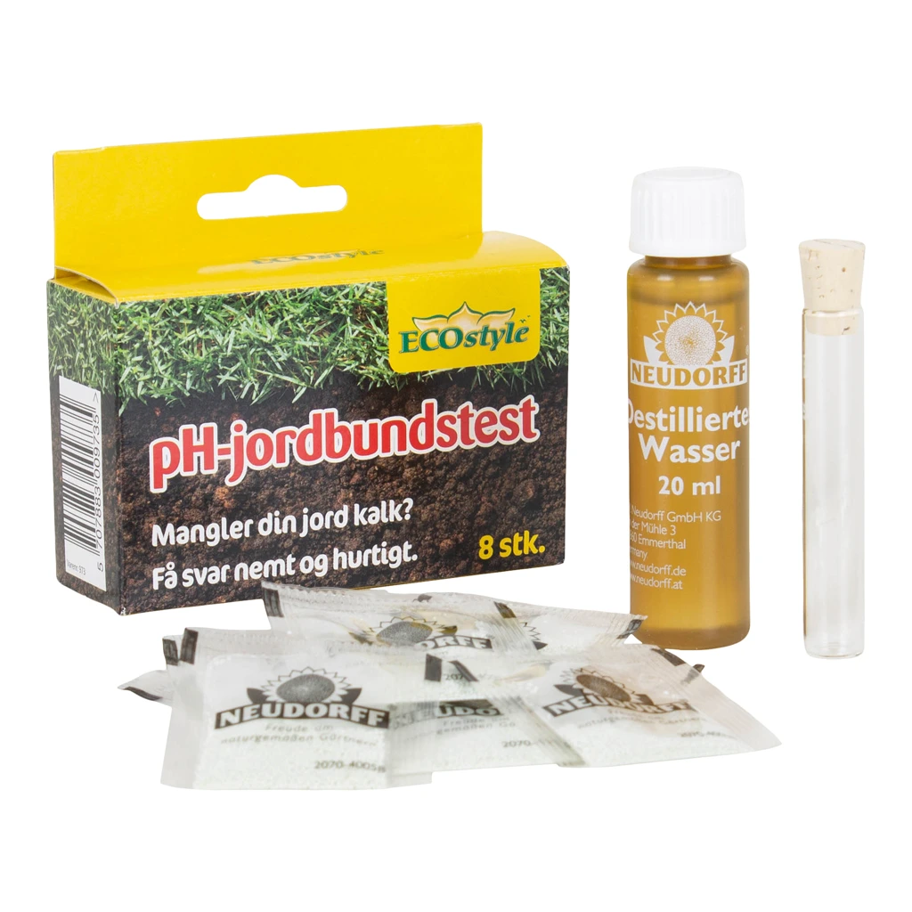 pH-jordbundstest ECOstyle, 8 stk | Mål jordens pH-værdi