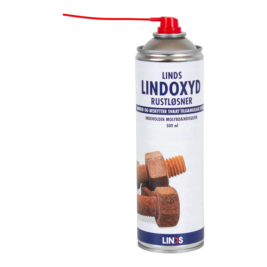 Rustløsner LINDS Lindoxyd spray 500 ml | Køb rustolie på LINDS.DK