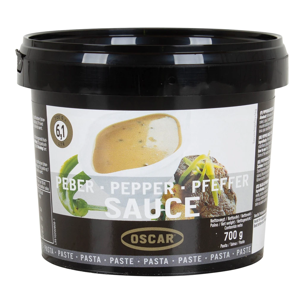 Oscar Peber Sauce pasta 700 gr | Giver 6,1 liter madagascarpeber sovs