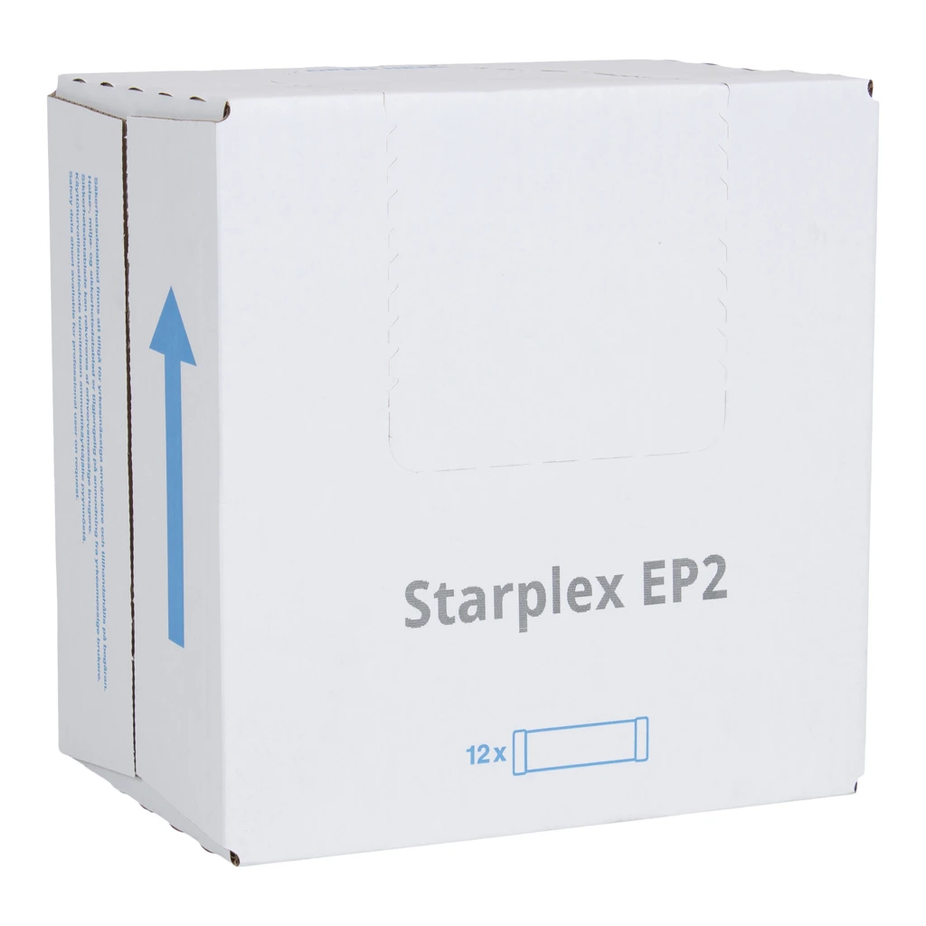 Fedtpatron StarPlex EP2 | Multipurpose smørefedt 12 x 390 gram