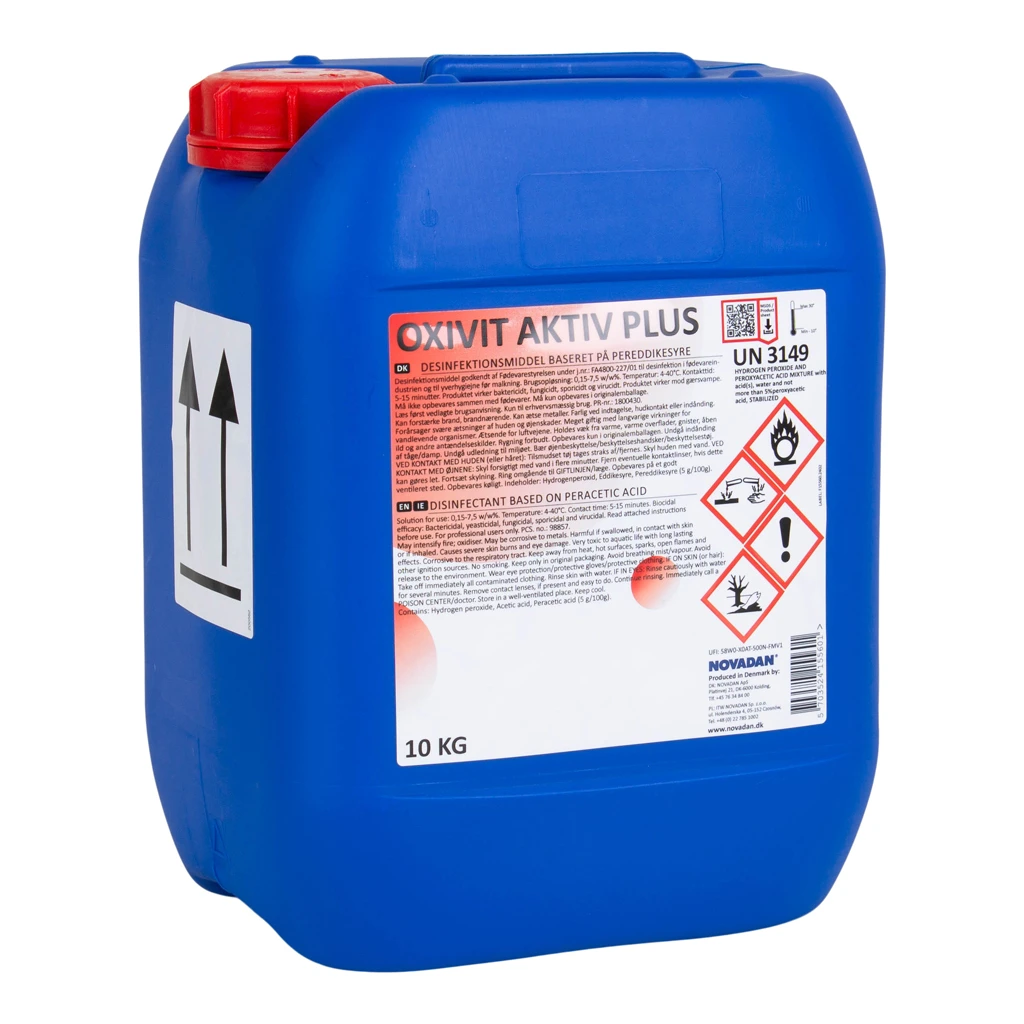 Oxivit Aktiv Plus 10 kg | Desinfektion baseret på pereddikesyre