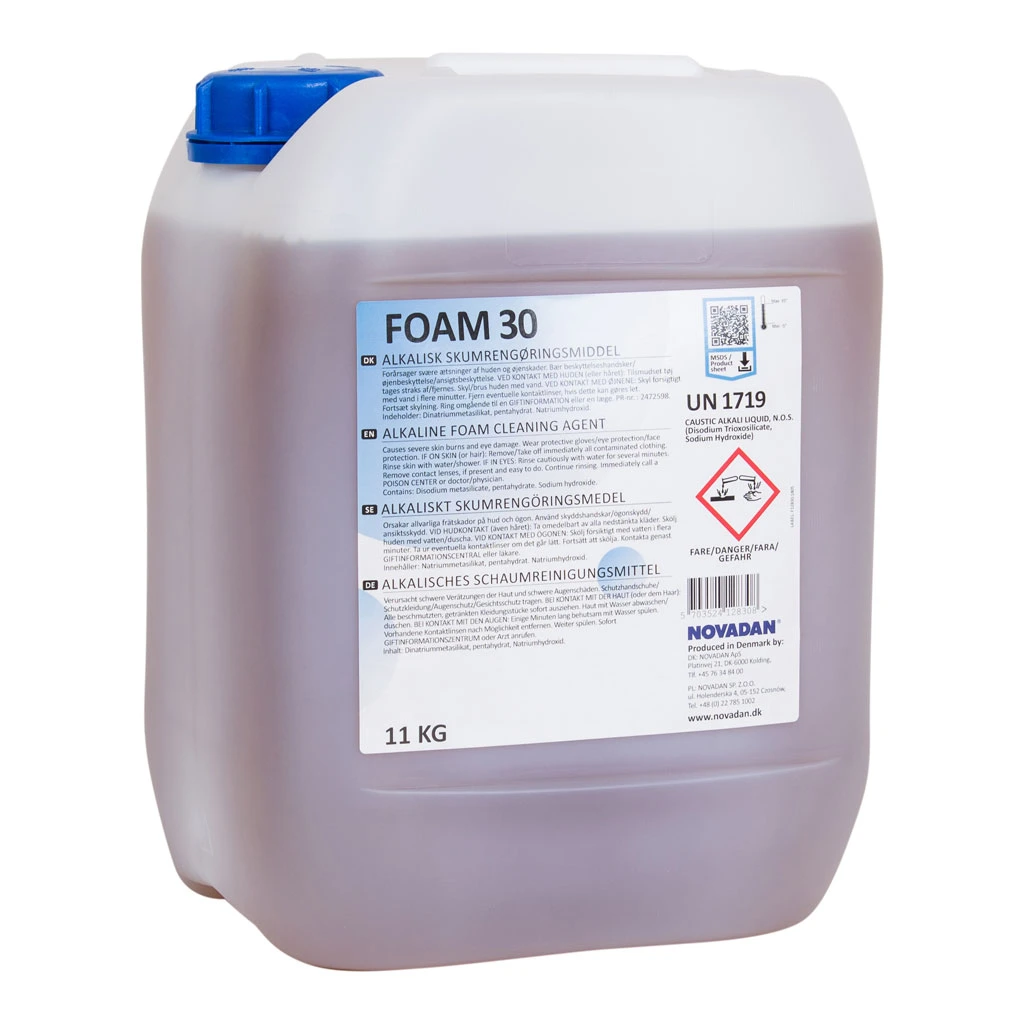 Foam 30 Staldsæbe 11 kg | Ekstra stabilt skum med lang kontakttid