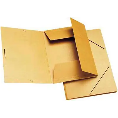 Dokumentmappe m|3 klapper og elastik brun A4 - 20 stk - Køb billigt på ...