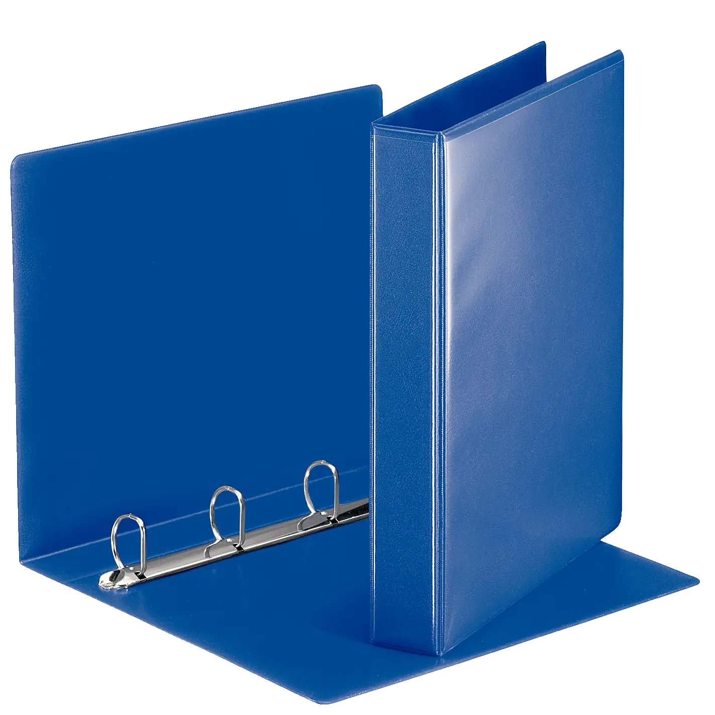 Ringbind A4 Esselte med 51 mm ryg og 4 ringe - Blå 49715 - 10 stk - Køb ...